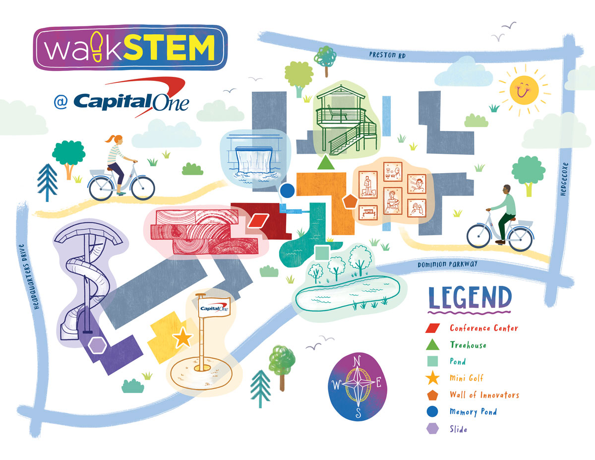 Artist Created walkSTEM Maps | talkstem.org